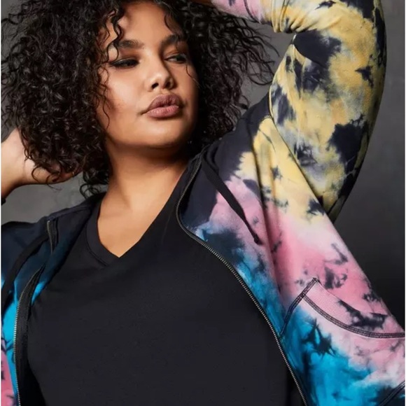 torrid | Jackets & Coats | Torrid Multicolor Tiedye Bomber Jacket ...